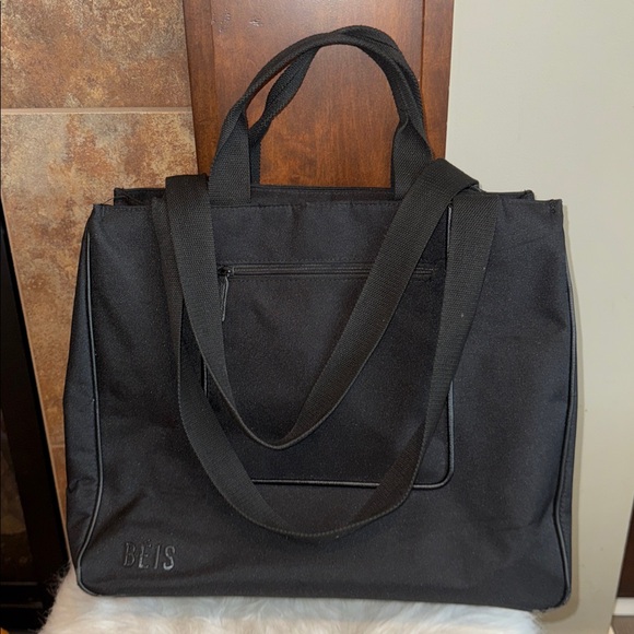 BEIS | Bags | Beis The Eastwest Water Repellent Tote Bis Black Travel ...